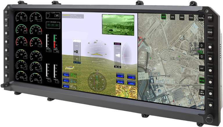 Large Area Display 20 in. x 8 in. | Advanced Cockpit Display