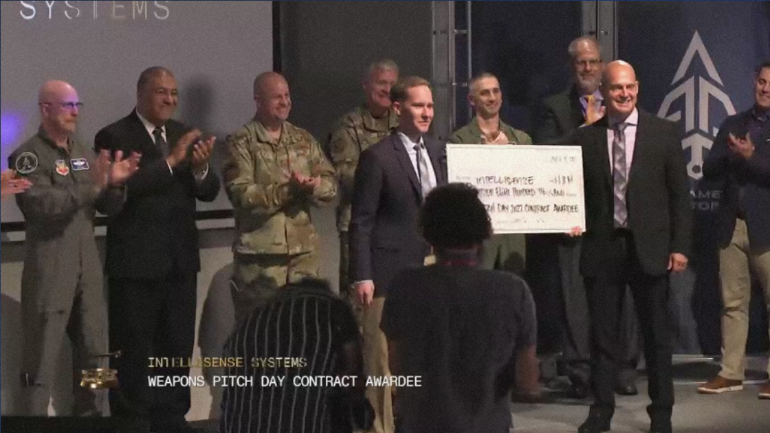 Intellisense Wins Award at Weapons Pitch Day | See the Full Story